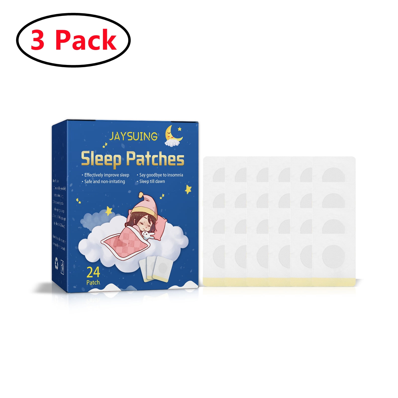 3 Pack Sleep Aid Patches - Frequency Sleep Aids for Adults - Help ...