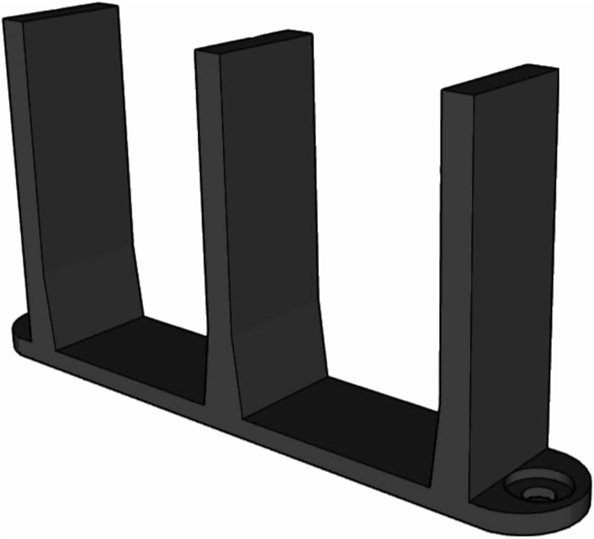 3-Pack Sliding Closet Door Floor Guide Bracket | Universal Fit for 1-3/ ...
