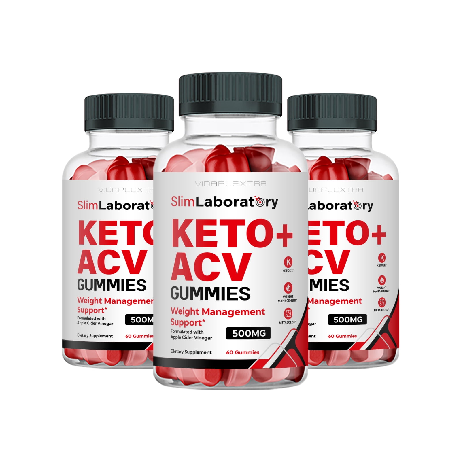 (3 Pack) Slim Laboratory Gummies - SlimLaboratory Weight Management ...