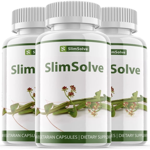 (3 Pack) Slim Solve - Keto Weight Loss Formula - Energy & Focus ...