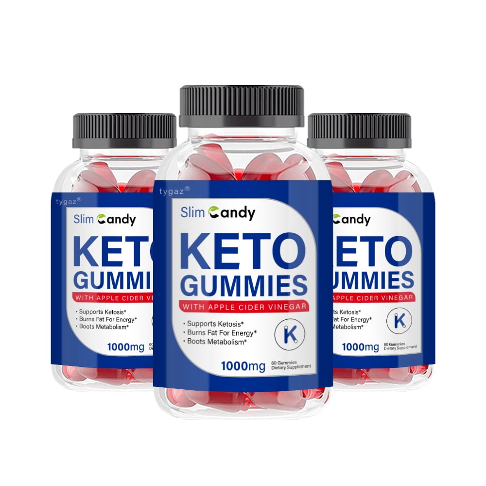(3 Pack) SlimCandy Keto - Slim Candy Keto Gummies with Apple Cider ...