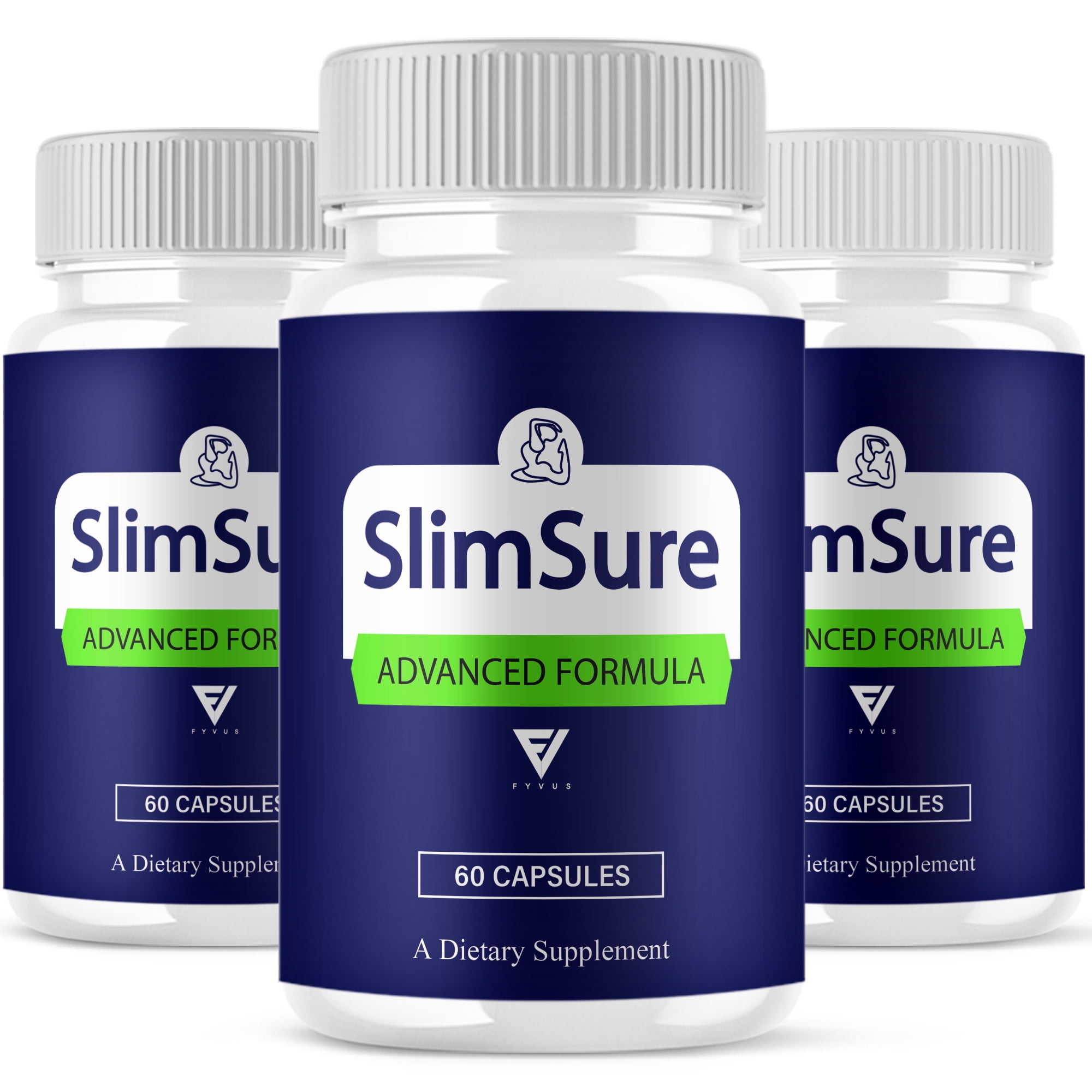 (3 Pack) SlimSure Maximum Strength Supplement Slim Sure Capsules (60 ...