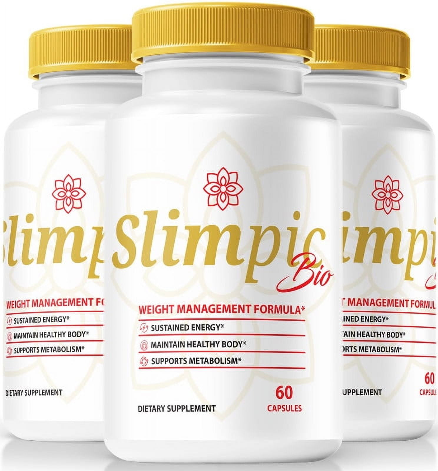 (3 Pack) Slimpic Bio Capsules - Naturally Supports Active Lifestyle and Fitness, Premium Keto ...
