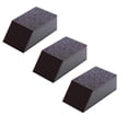 3-Pack Small Carborundum Sponge Pads for Rust Removal, Heavy Duty Emery ...