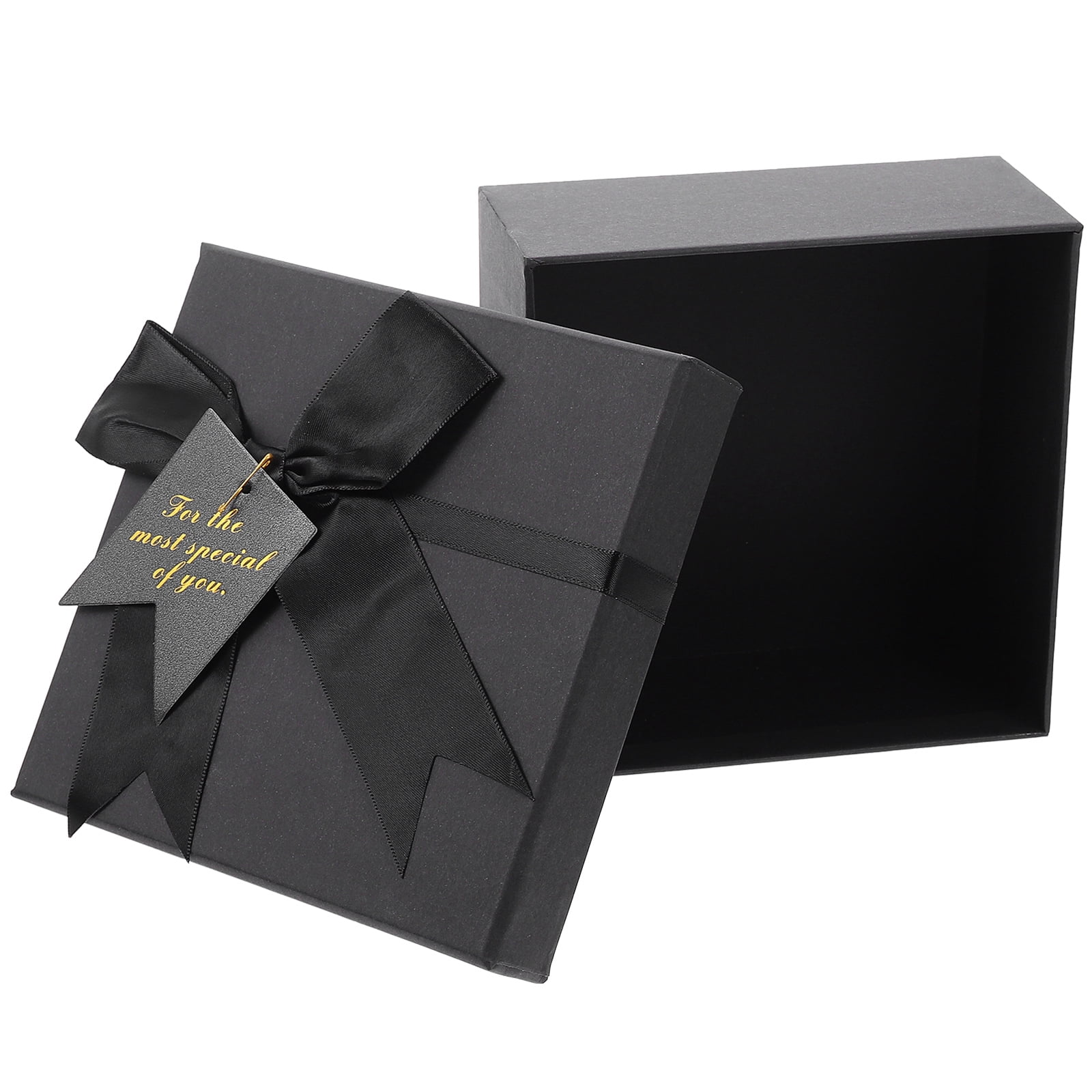 3 Pack Small Favor Boxes Wedding Candy Bags Party Gable Black - Walmart.com