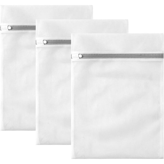 3 Pack Small Mesh Laundry Bags - Durable Lingerie Delicates Wash Bag ...