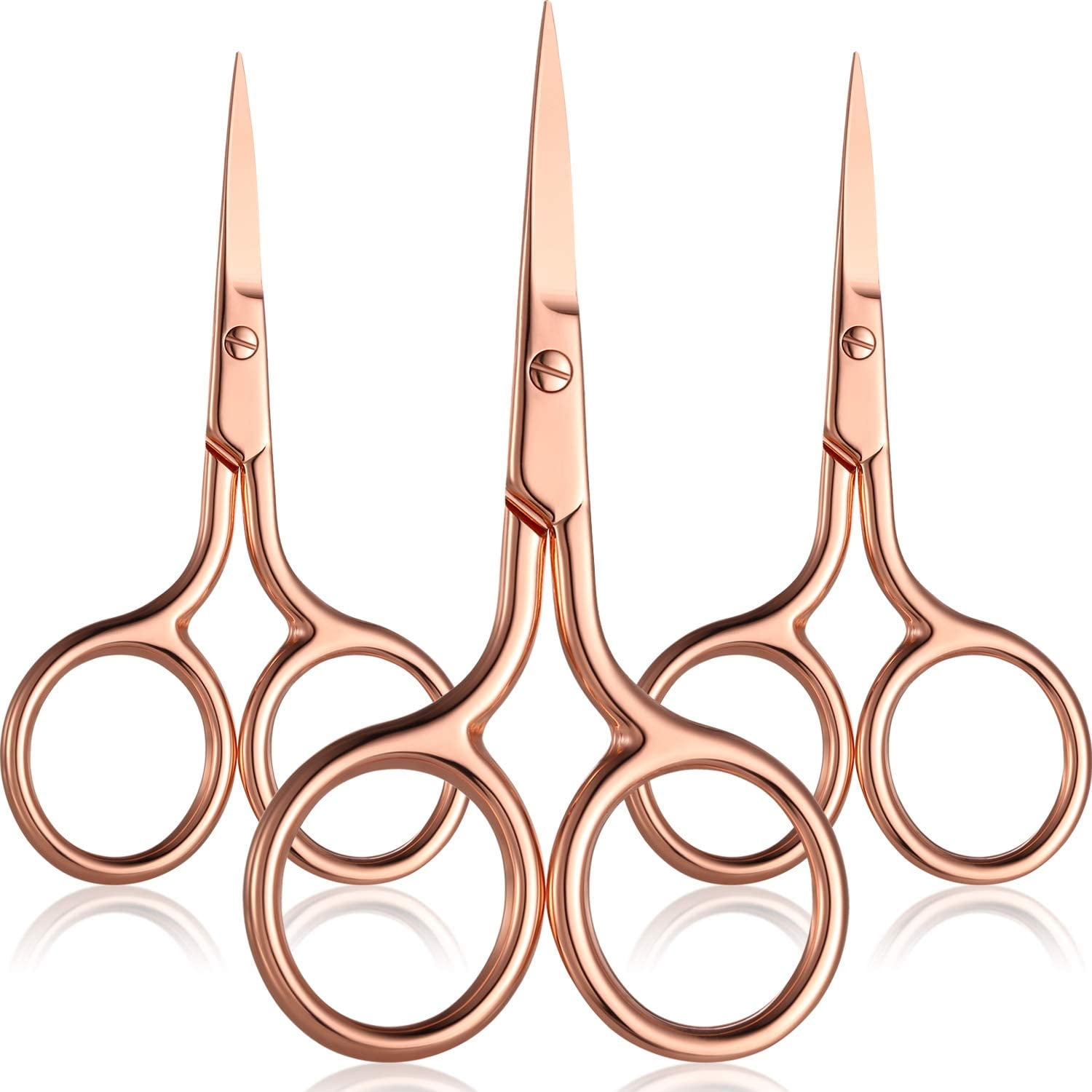 WSNIJFU 3 Pack Small Nose Scissors Facial Hair Scissors Mini Beauty ...