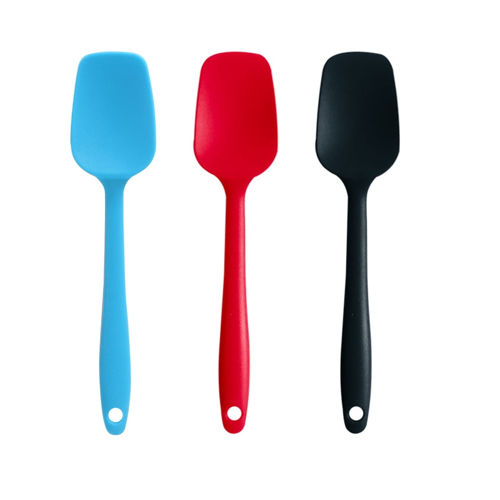 3 Pack Small Spatulas Silicone Spatulas Rubber Spatulas Heat Resistant ...