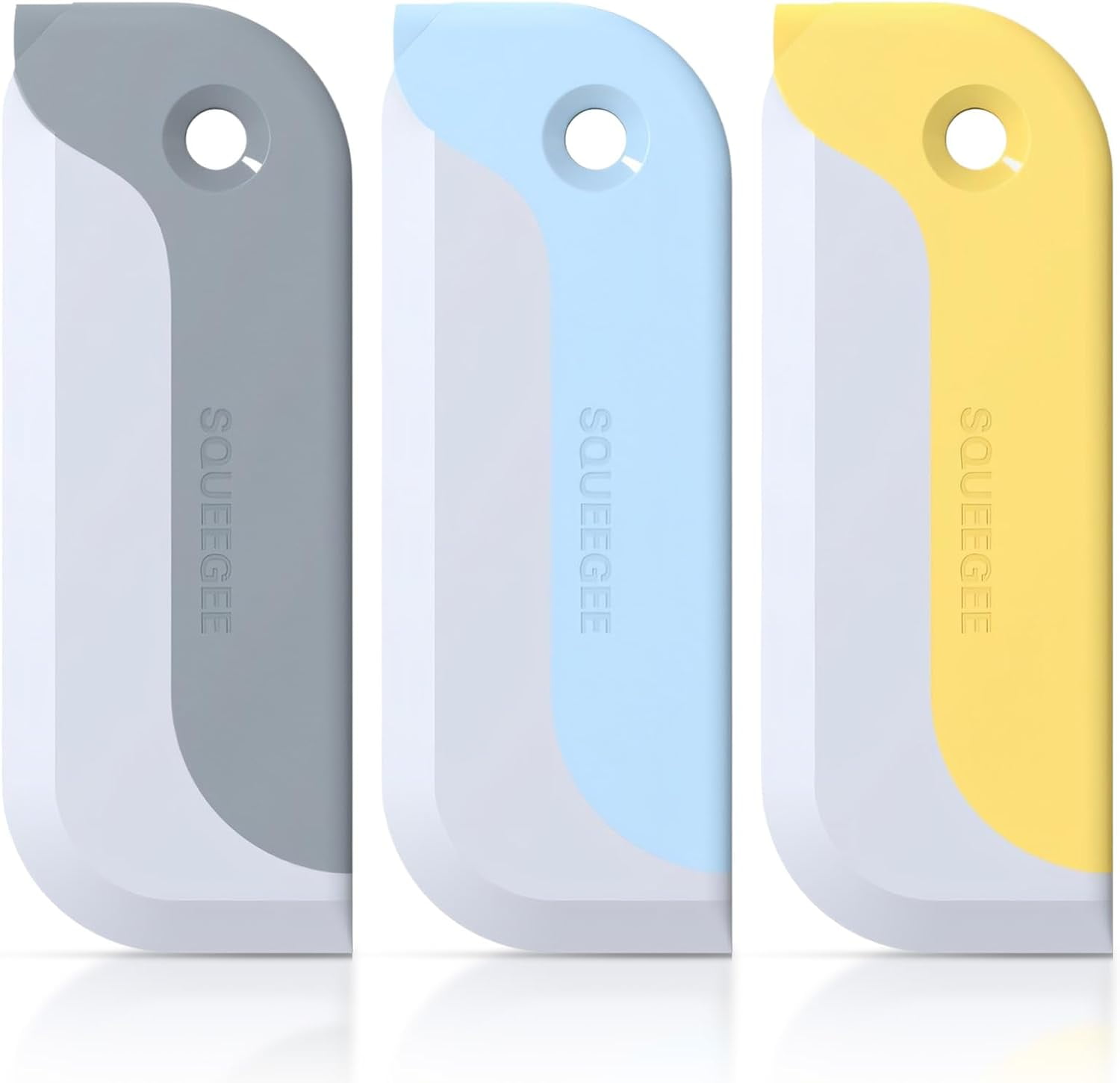 3 Pack Small Squeegees, Squeegee for Shower Glass, Car Window Squeegee ...