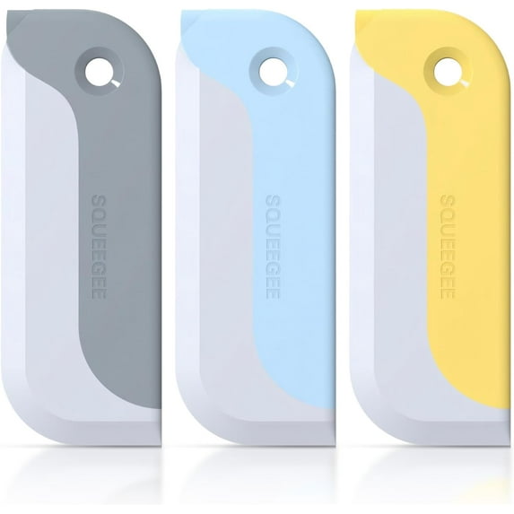3 Pack Small Squeegees, Squeegee for Shower Glass, Car Window Squeegee ...