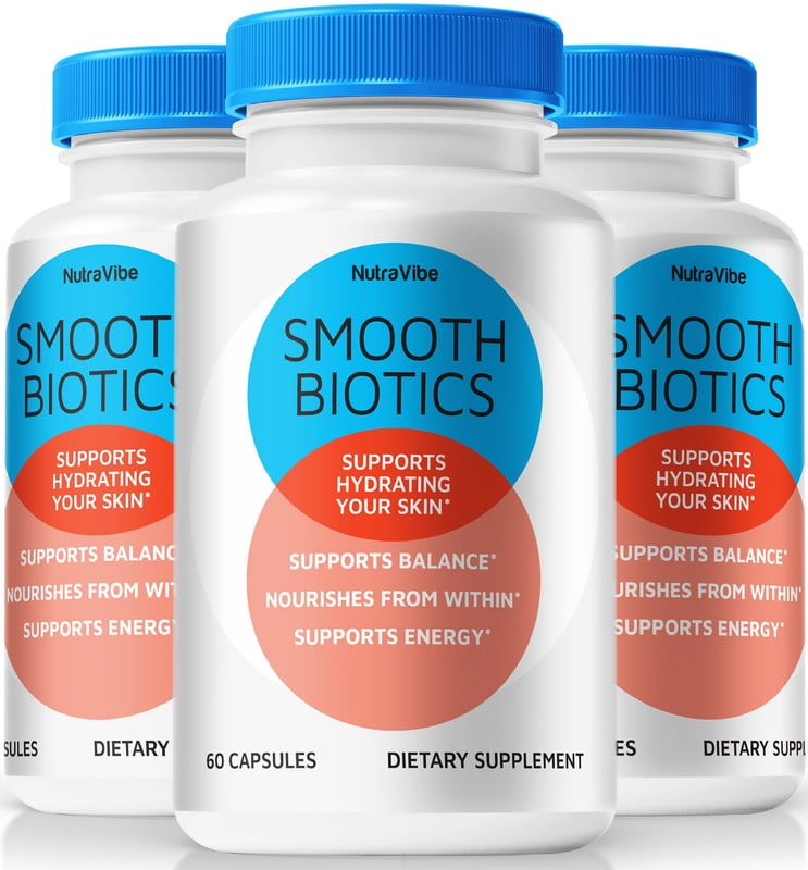 (3 Pack) Smooth Biotics Capsules, Supplement to Support Elasticity and ...