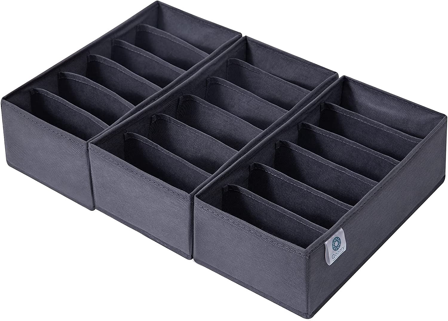 3 Pack Sock Underwear Drawer Organizer Dividers, Non-Woven Fabric ...