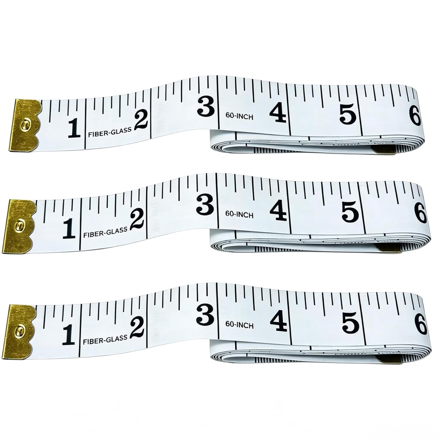 3 Pack Soft Tape Measure, 60-Inch Body Measuring for Sewing | 3-pack ...