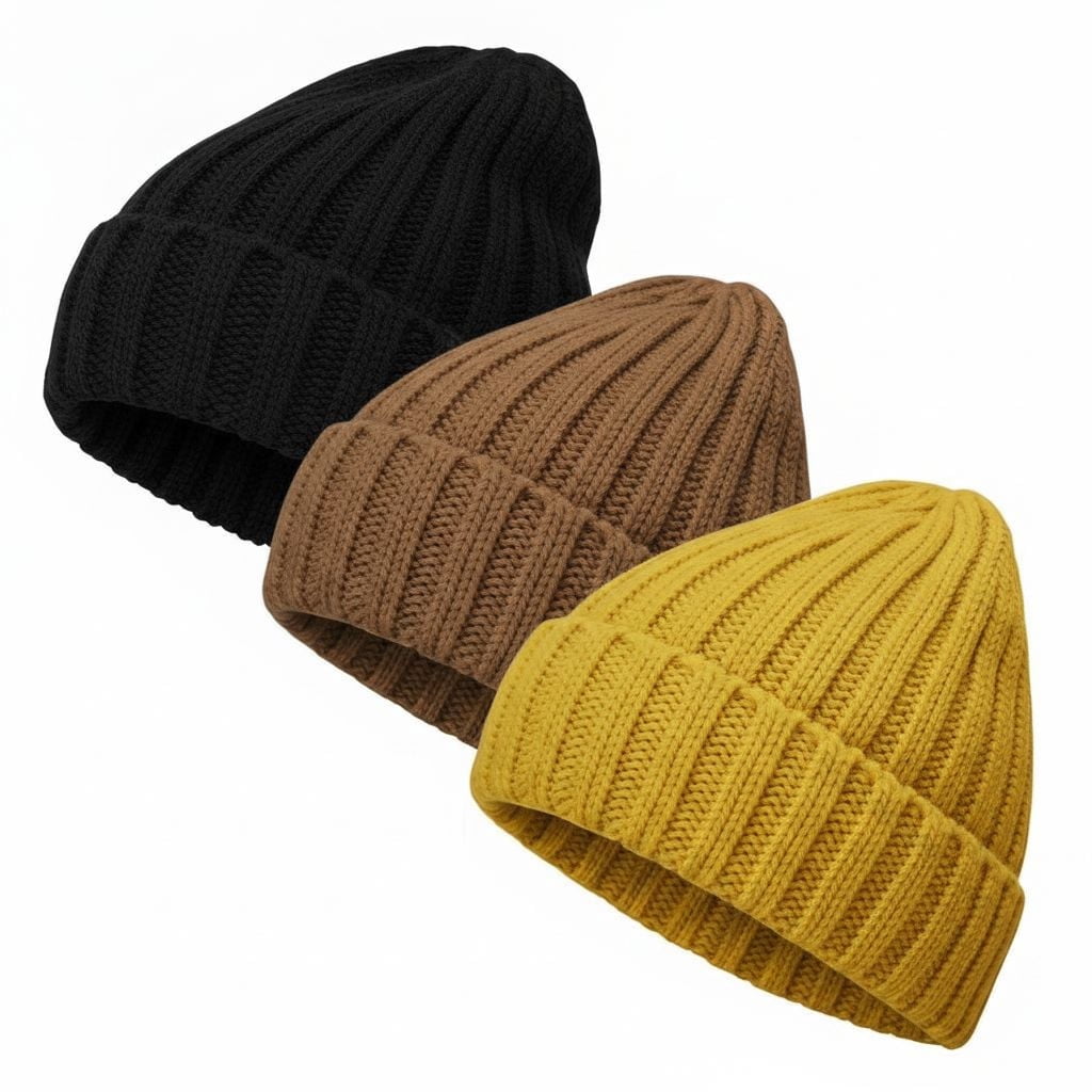 3 Pack Soft Warm Slouchy Knit Beanie for Women, Winter Ski Stocking ...