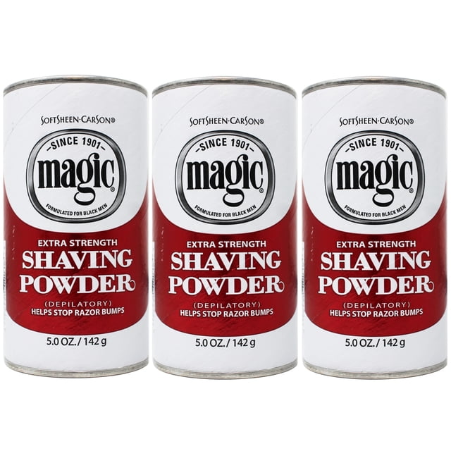 3 Pack - SoftSheen-Carson Magic Extra Strength Shaving Powder ...