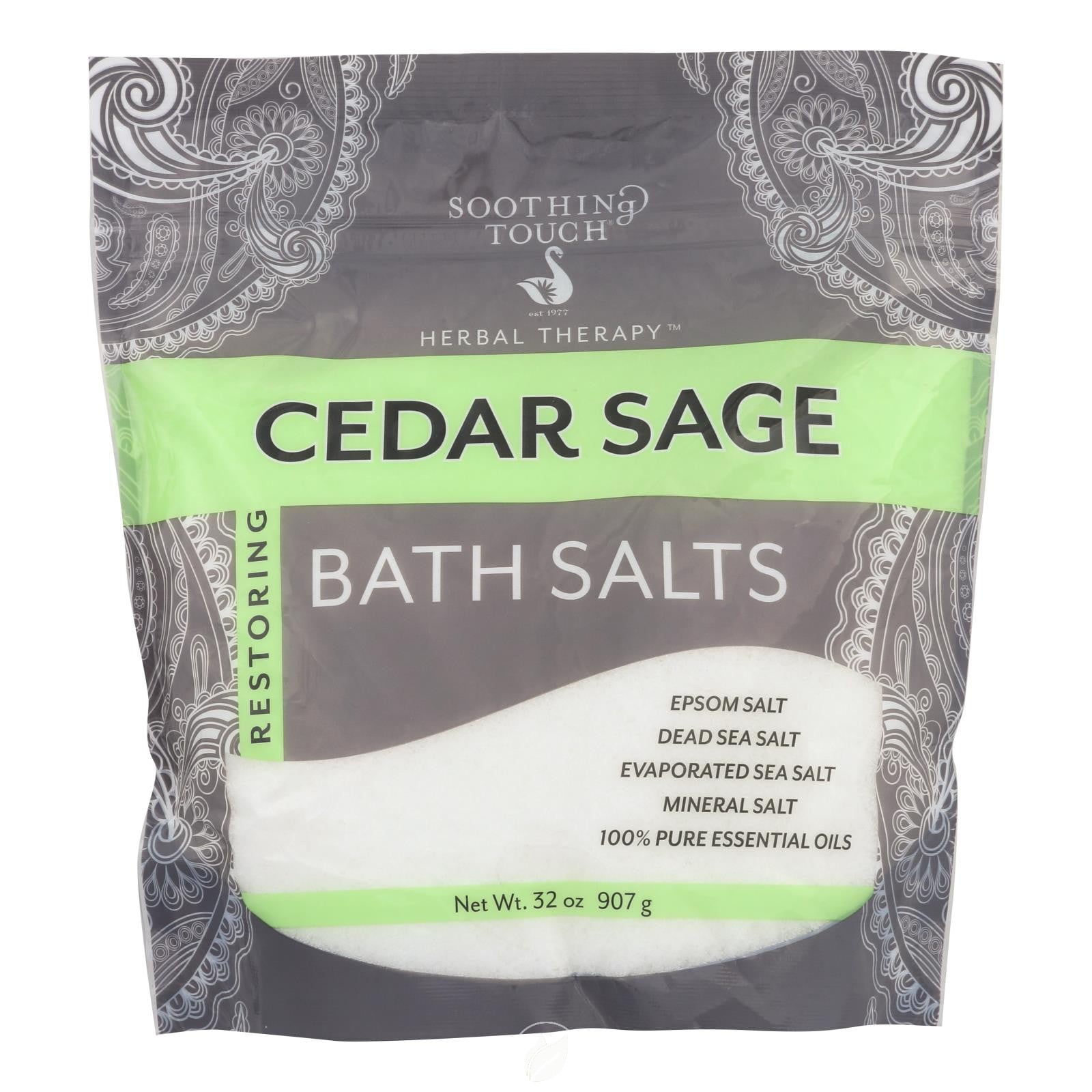 (3 Pack) Soothing Touch Bath Salts,Cedar Sage 32 Oz - Walmart.com