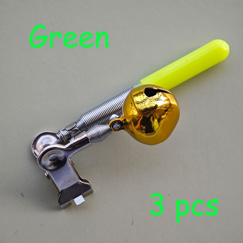 3 Pack Sound & Light Fishing Bite Alarms with Metal Clips Shake ...