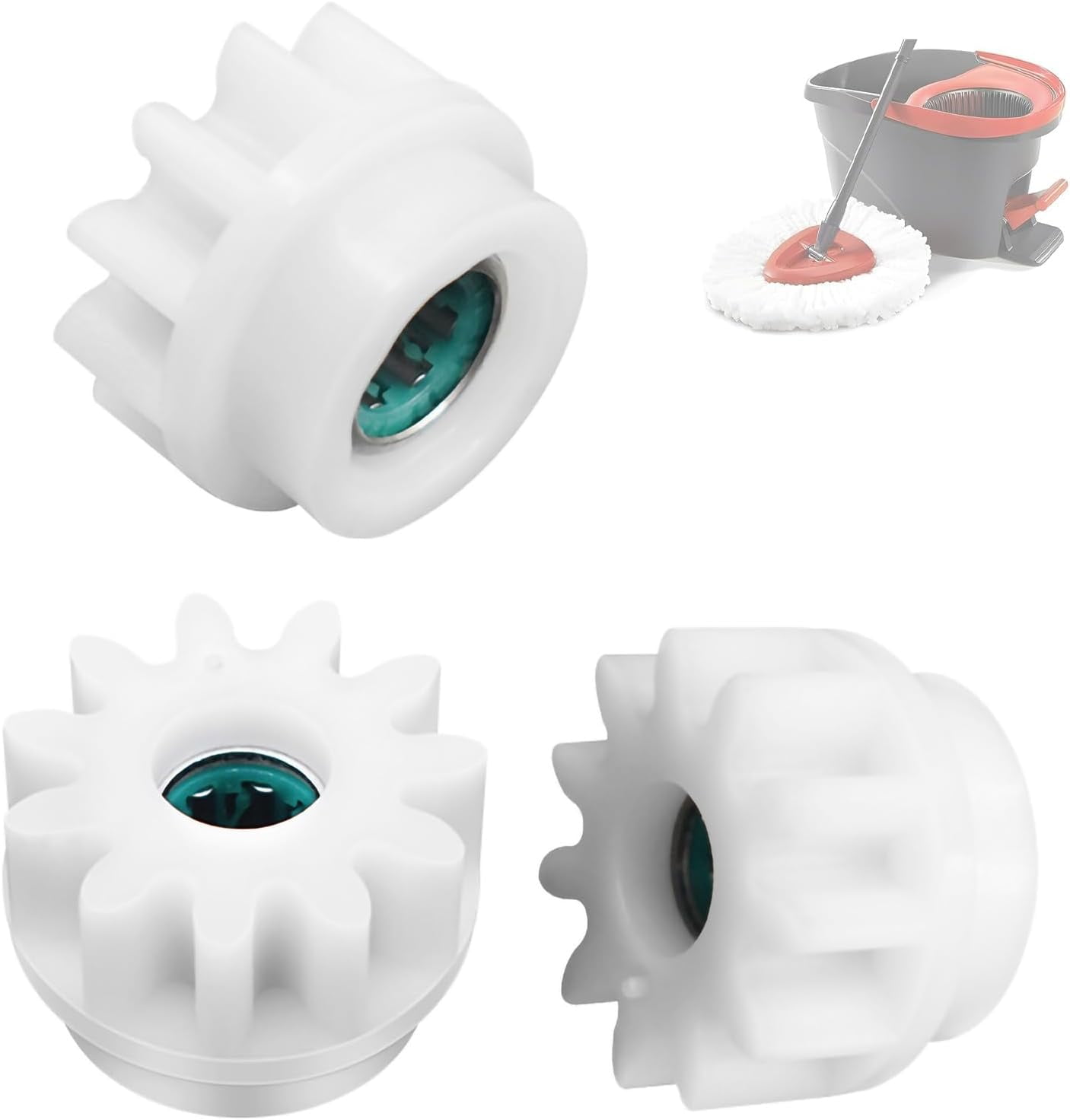 3 Pack Spin Mop Bucket Gears for O-Cedar/Vileda Easywring Rinseclean ...