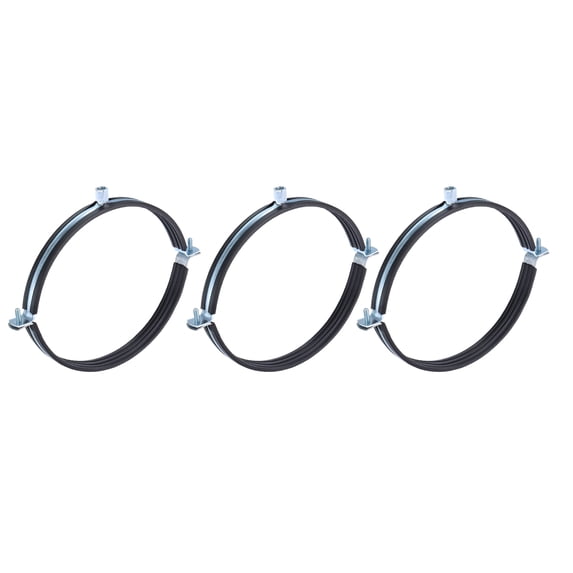 3 Pack Split Ring Pipe Hanger, 200mm/7.9inch Adjustable Pipe Bracket ...