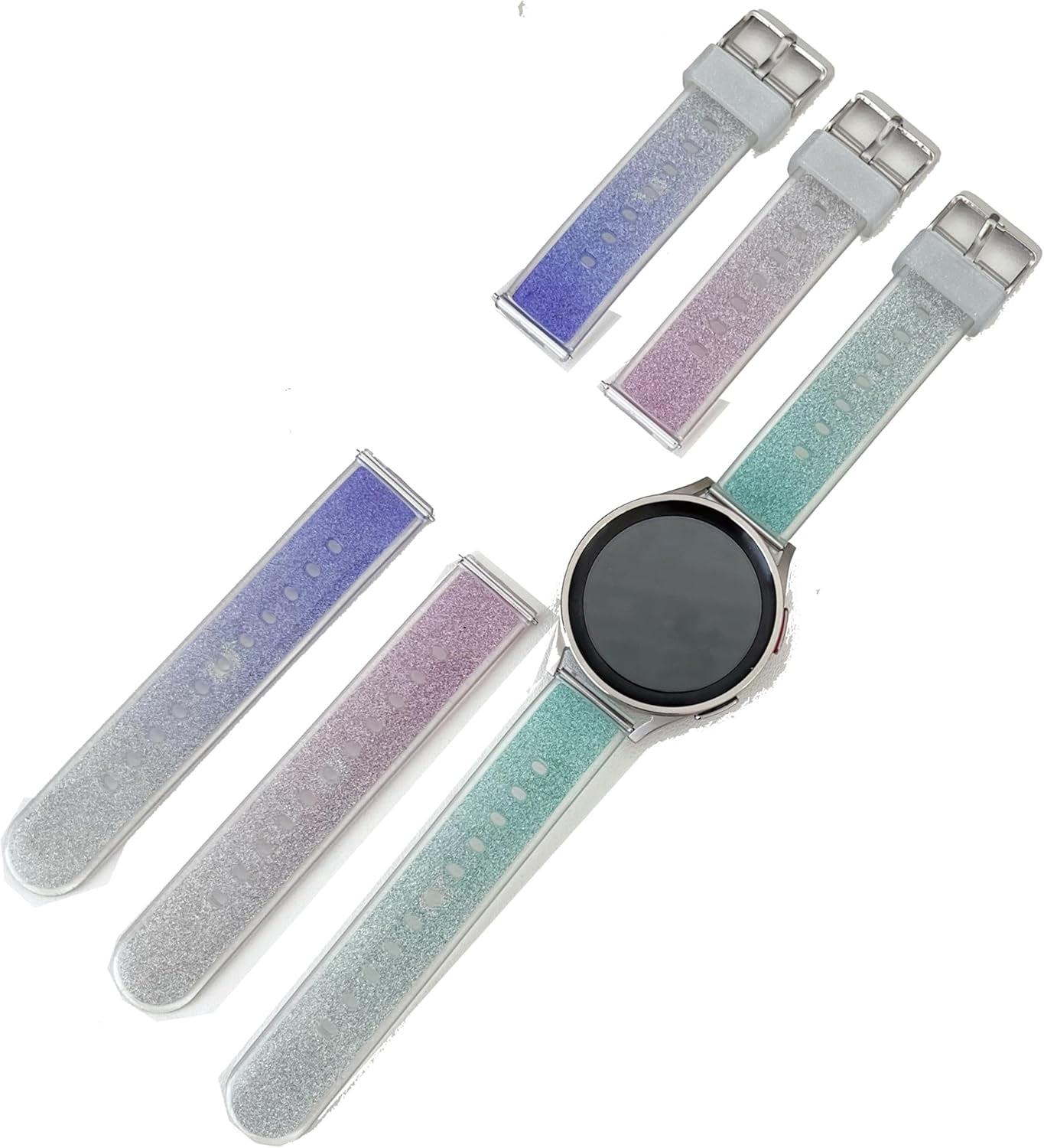 3-Pack Sport Band Compatible with Amazfit Bip 3 Pro/Bip/Bip U Pro/Lite ...