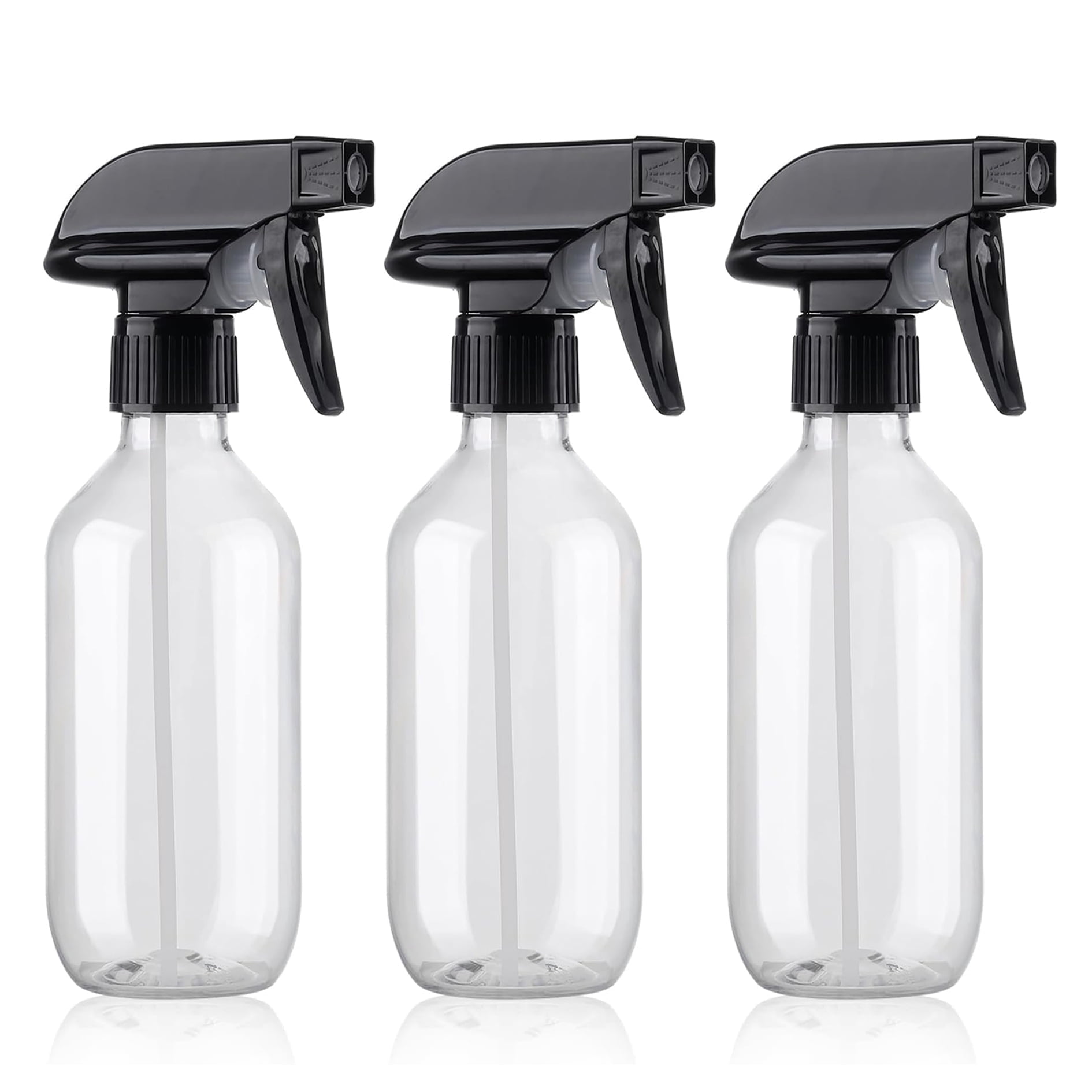 Camivile 3 Pack Spray Bottles, Adjustable Nozzle, Fine Mist, 10oz Clear ...