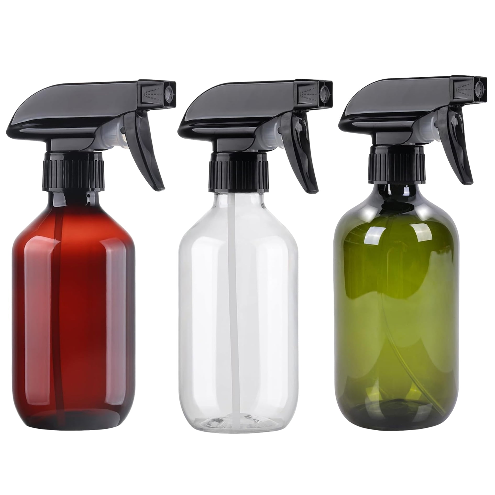 Camivile 3 Pack 10oz Spray Bottles, Refillable Plastic Containers ...