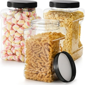 Clear Plastic Cookie Jar