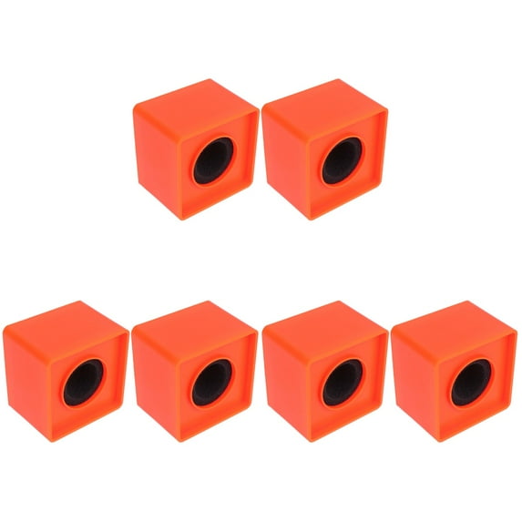 RENACLIPY Orange ABS Microphone Flag Set, Creative Shaped Mic Flags for ...