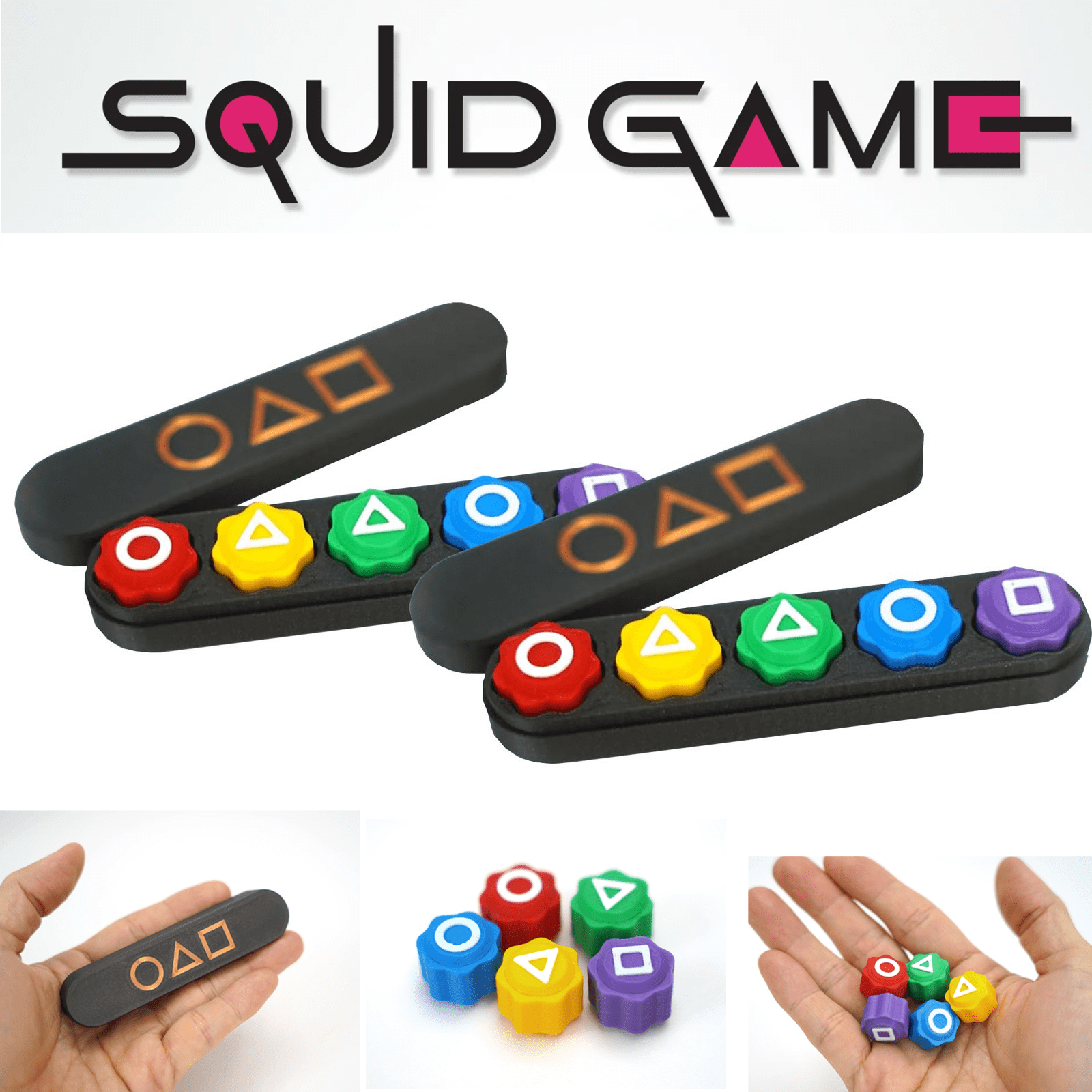 3 Pack Squid-Game Season 2 Toys Gonggi Squid-Game Stone Catching Gong ...