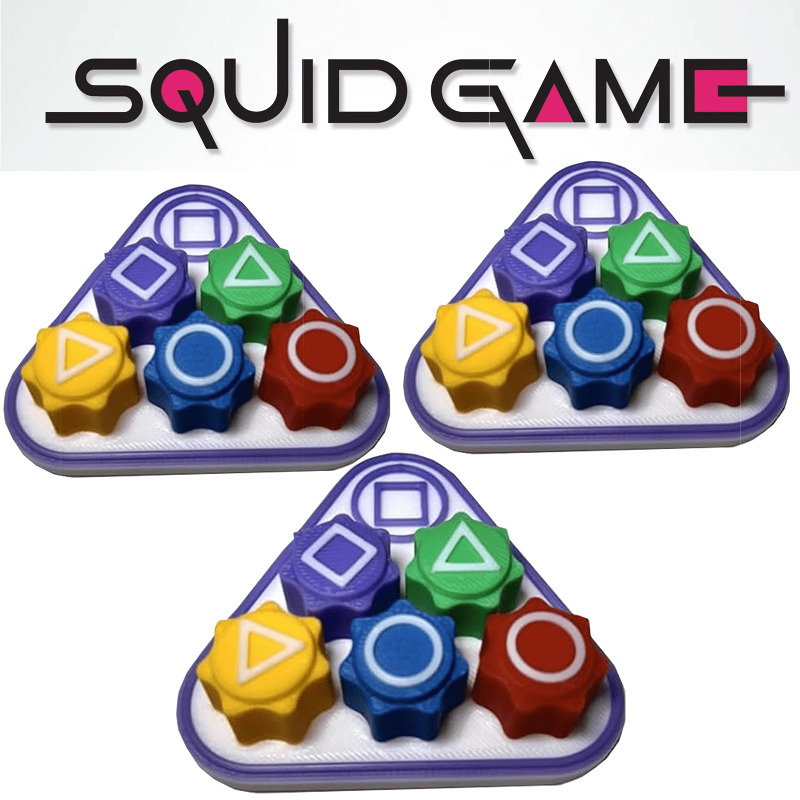 3 Pack Squid-Game Toys Gonggi Game Set Collection Ddakji, Biseokchigi ...