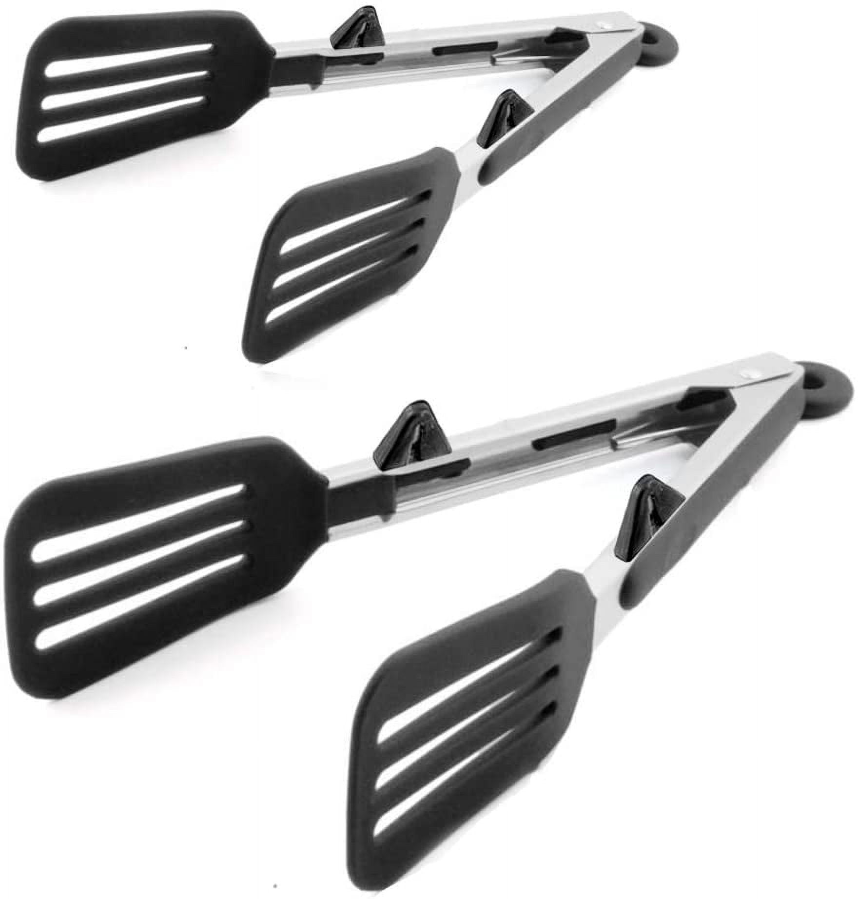 3 Pack Stainless Steel Scissor Metal Tongs Kitchen Wire Tongs for ...