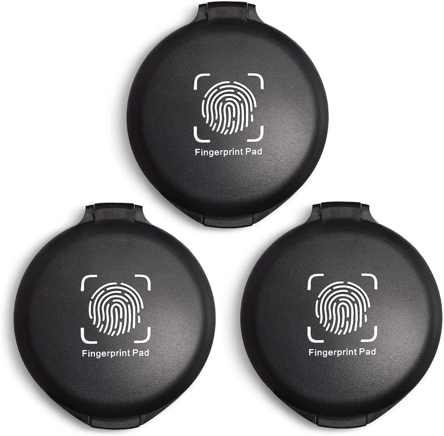 3 Pack Stamp Pad Ink Pad Thumbprint Fingerprint Ink Pad for Notary ...