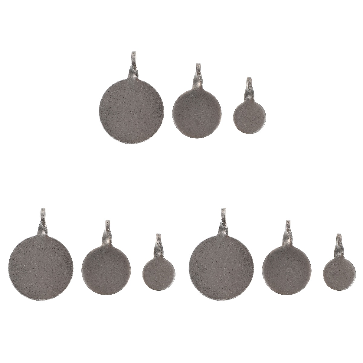 3 Pack Stand Shoot Bullseye Steel Targets Hanging Man - Walmart.com