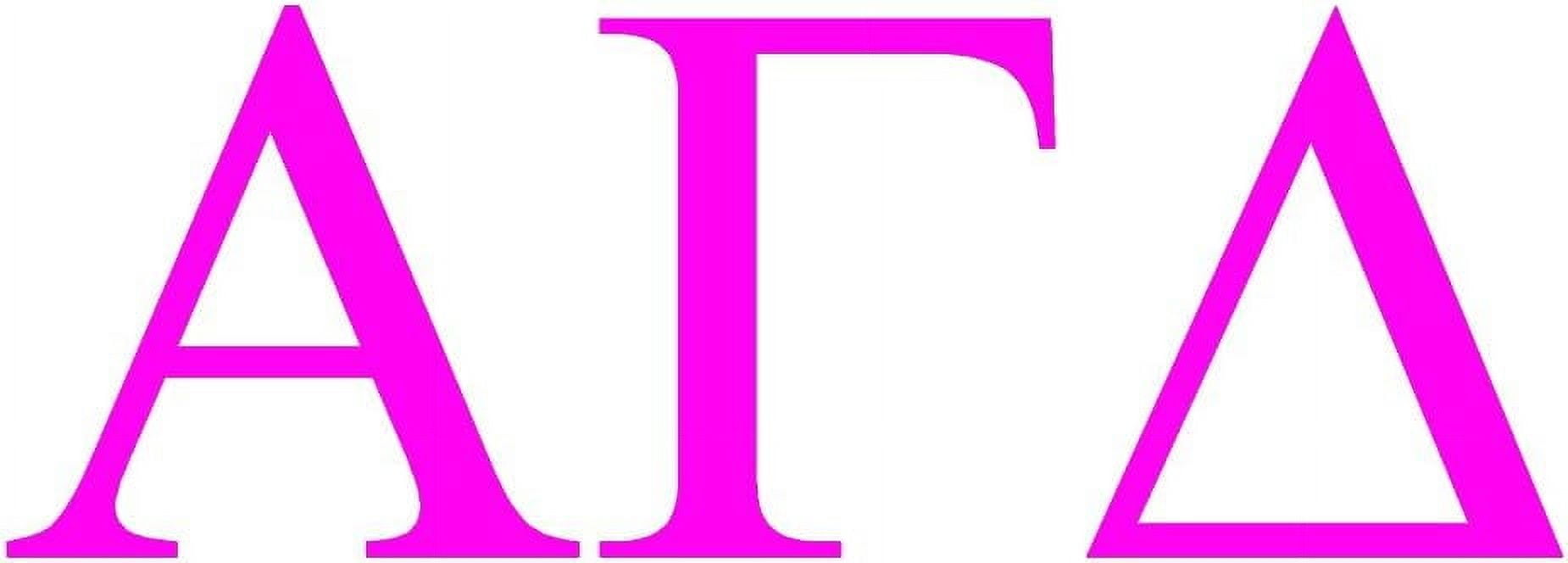 3 Pack - StickerDad® Alpha Gamma Delta Sorority V1 - Greek Vinyl Decal ...