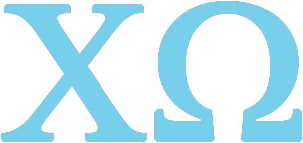 3 Pack - StickerDad® Chi Omega (Officially Licensed Product) Size: 4 ...