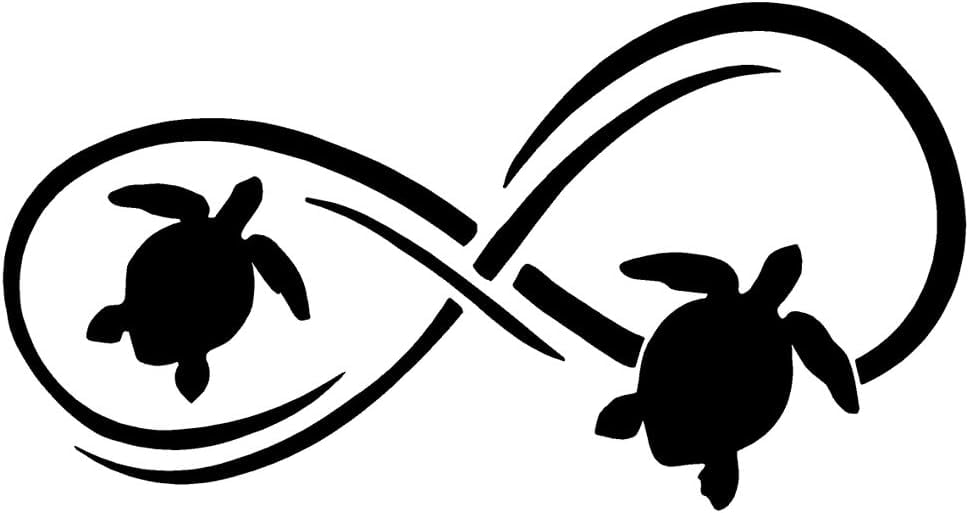 3 Pack - StickerDad® SEA Turtle Infinity Vinyl Decal by stickerdad ...