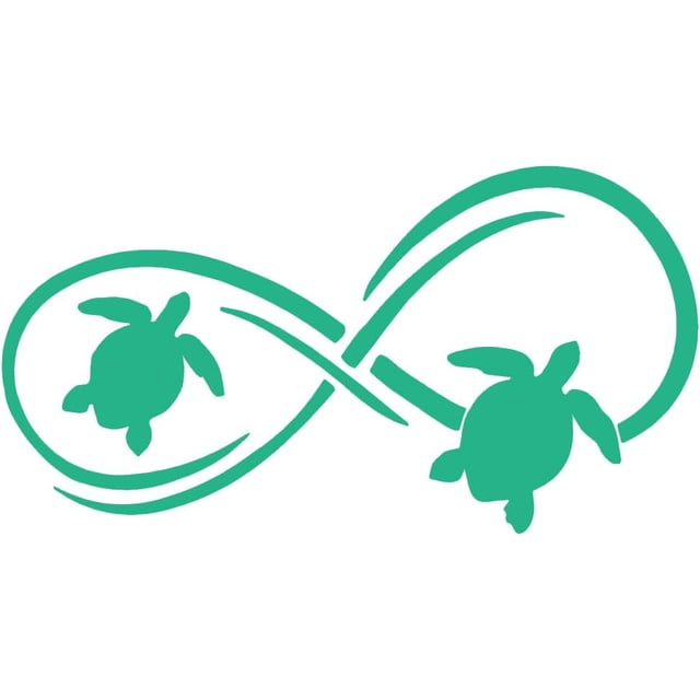 3 Pack - StickerDad® SEA Turtle Infinity Vinyl Decal by stickerdad ...