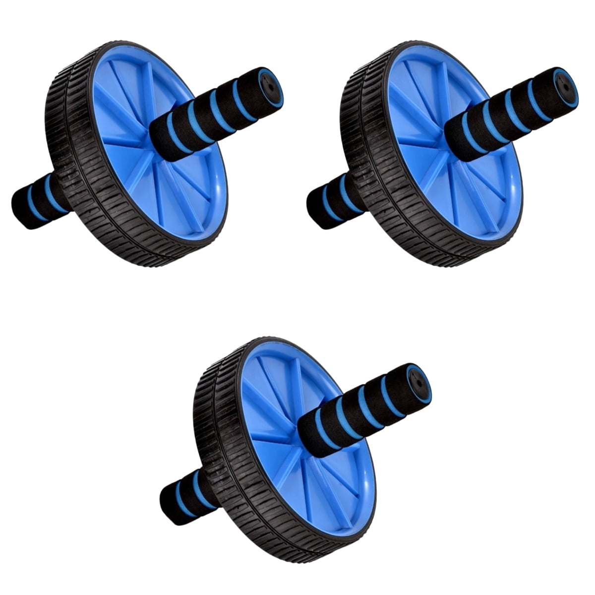 3 Pack Stimulator Foam Rollers for Muscles Fitness 40*25cm Blue ...