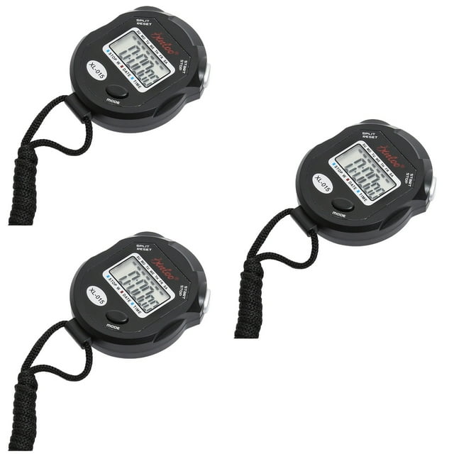 3 Pack Stopwatch Chronometer Movement Timer Referee Sports Single Row
