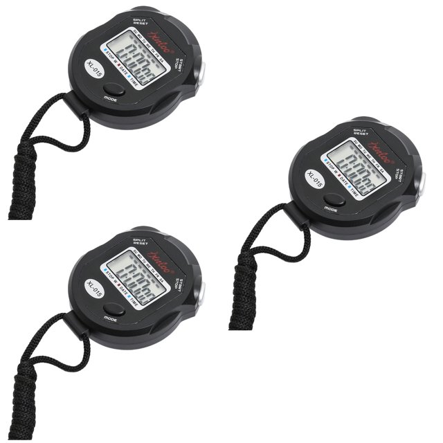 3 Pack Stopwatch Chronometer Movement Timer Referee Sports Single Row