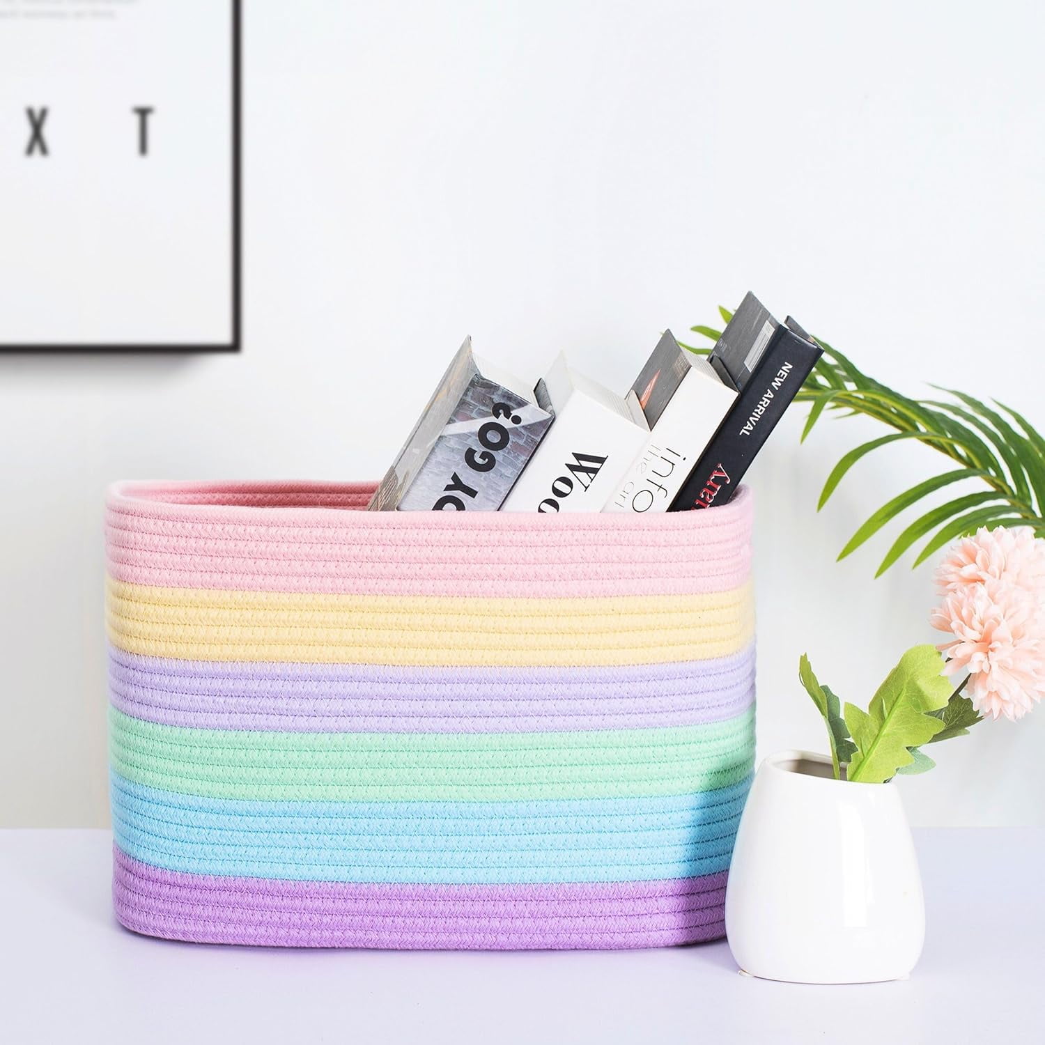 3-Pack Storage Baskets and Cube Bins for Shelves, Playroom and ...