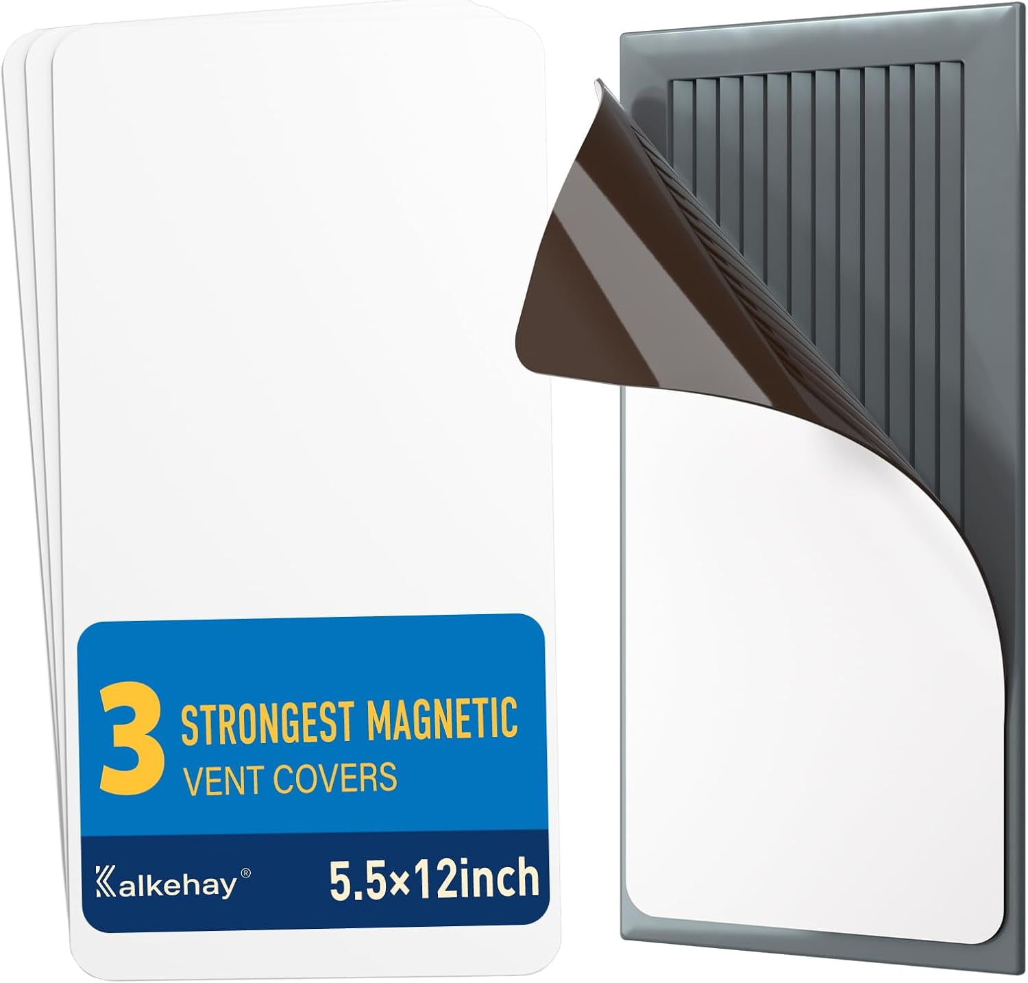 3 Pack Strong Magnetic Vent Covers for Home Ceiling, 5.5x12 Inches ...