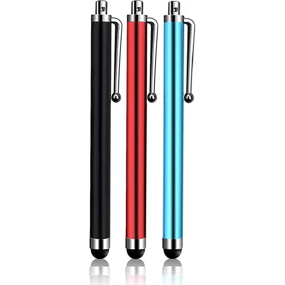 3 Pack Stylus Pens for Touch Screens iPad iPhone Tablets Samsung Galaxy ...