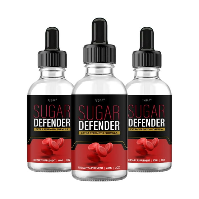 Sugar Defender - Advanced Glucose Metabolism and Blood Pressure Support Liquid Drops 2oZ/60mL ...