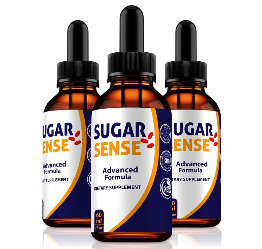 (3 Pack) Sugar Sense Drops, SugarSense Liquid Formula - Naturally Supports Healthy Circulation ...