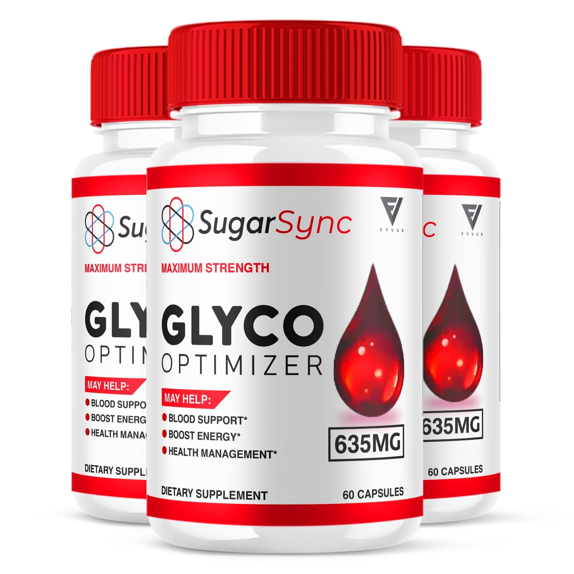 (3 Pack) Sugar Sync Glyco Optimizer Capsules, SugarSync Glycol ...