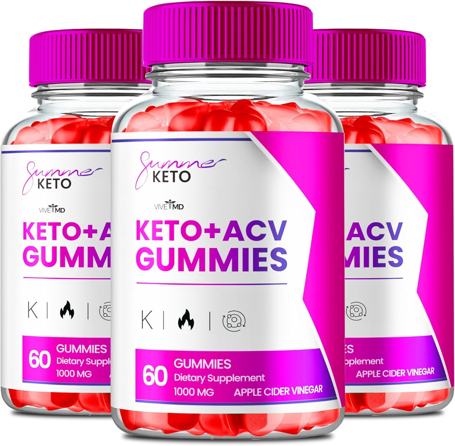 (3 Pack) Summer Keto ACV Gummies, Summer ACV Keto Gummies - Maximum ...
