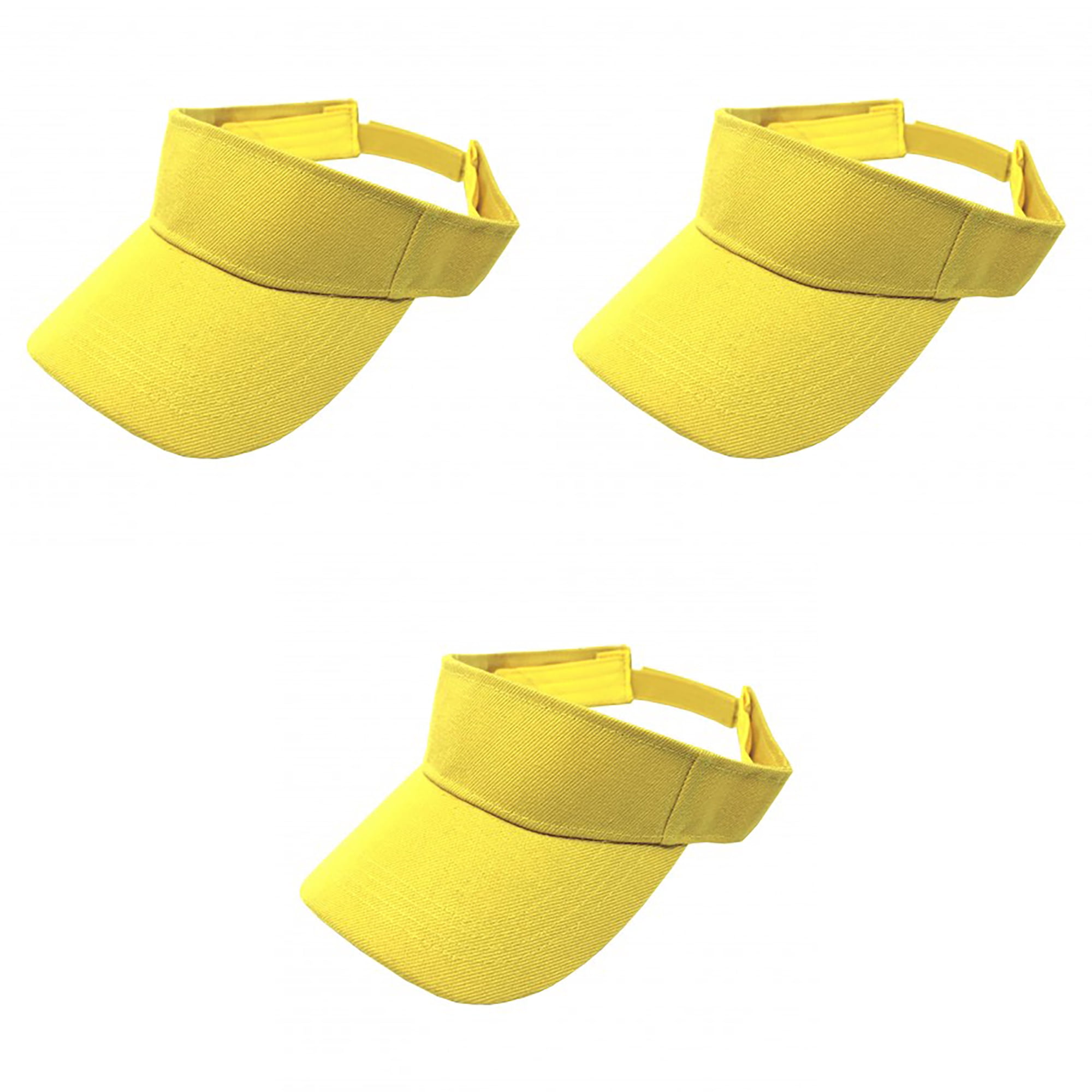 3 Pack Sun Visors Lightweight and Comfortable for Outdoor Activities ...