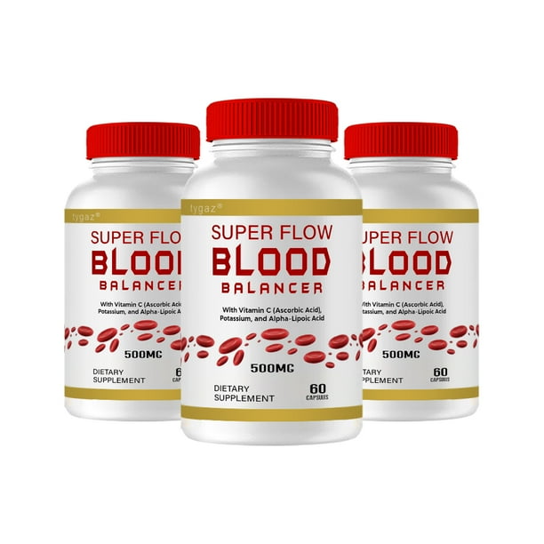 (3 Pack) Super Flow Balancer - Super Flow Blood Balancer Supplement ...