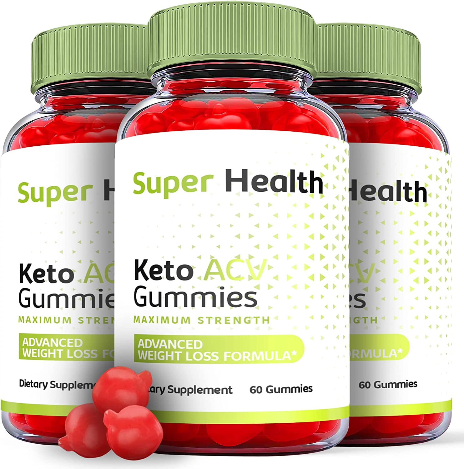 Super Health Keto ACV Gummies (3 Pack) - Weight Loss & Energy Boost ...